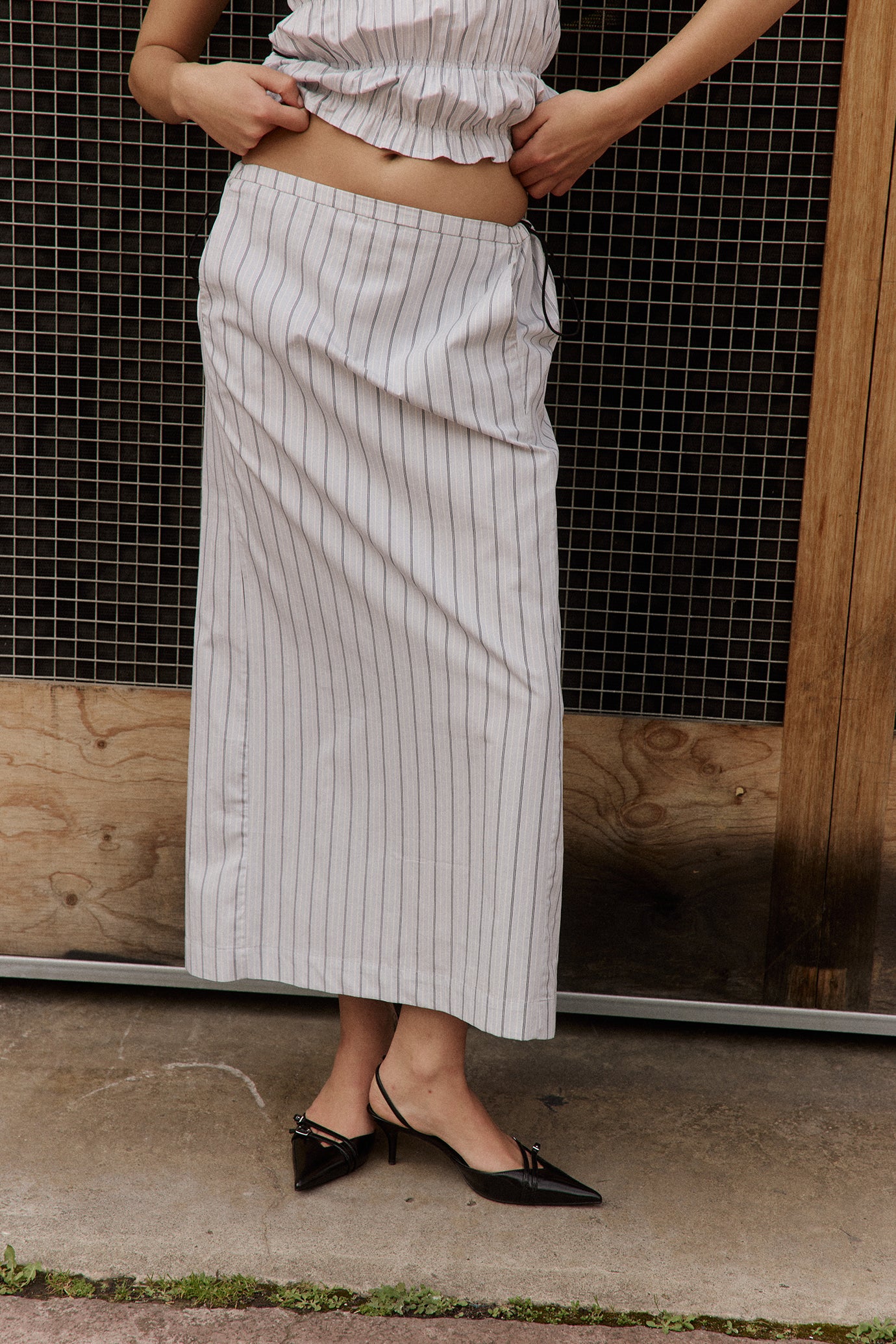 Echo Skirt - Stripe – Muse The Label